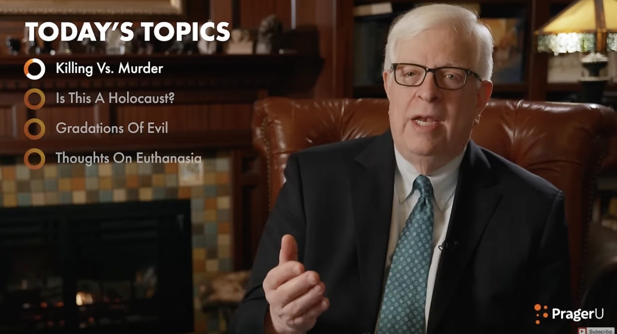 Dennis Prager appears to argue that subjective feelings determine a ...