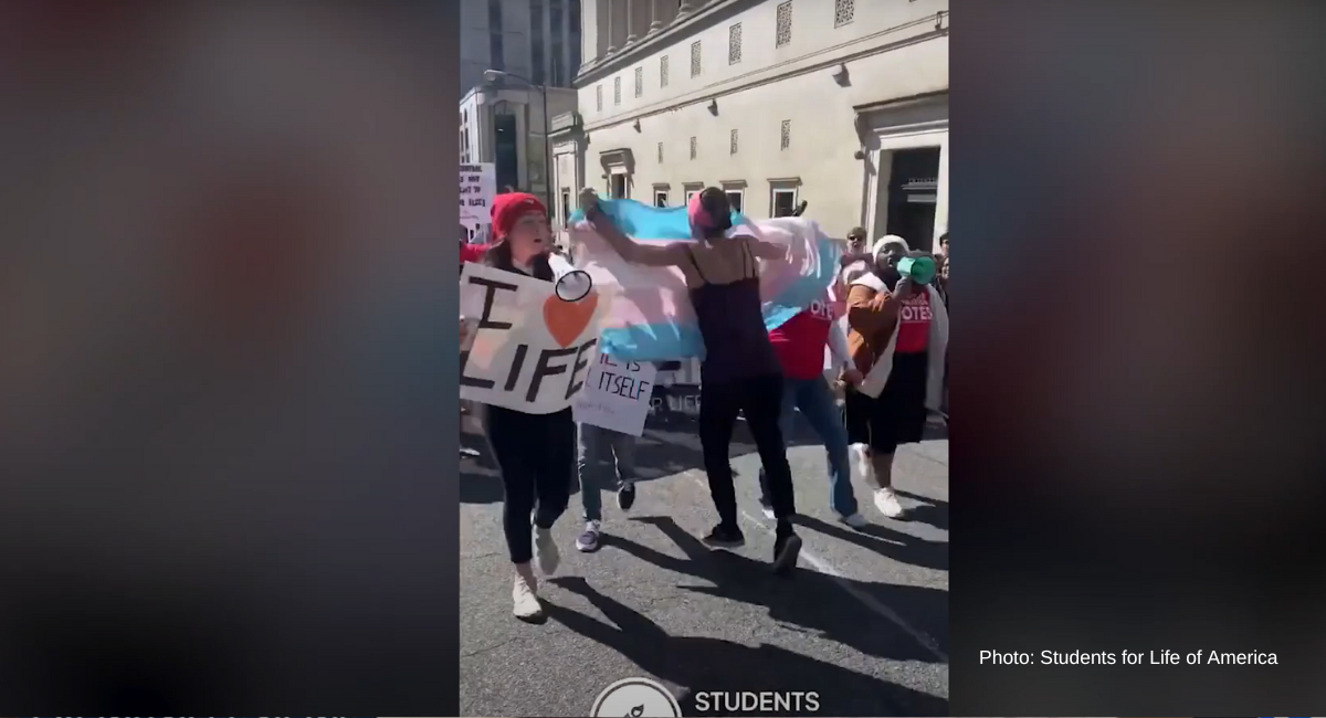 Pro-abortion activist allegedly assaults pro-lifers at Virginia March ...