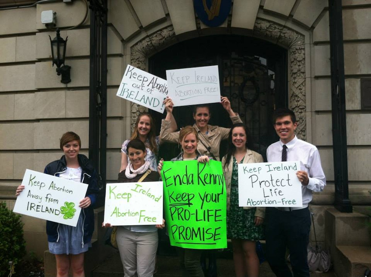 Standing up for life at the Irish Embassy in Washington, D.C. | Live Action