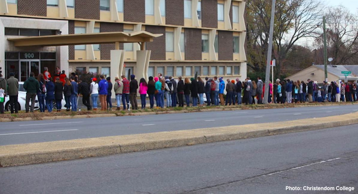 Despite opposition, students from this college pray in ‘mega shields ...