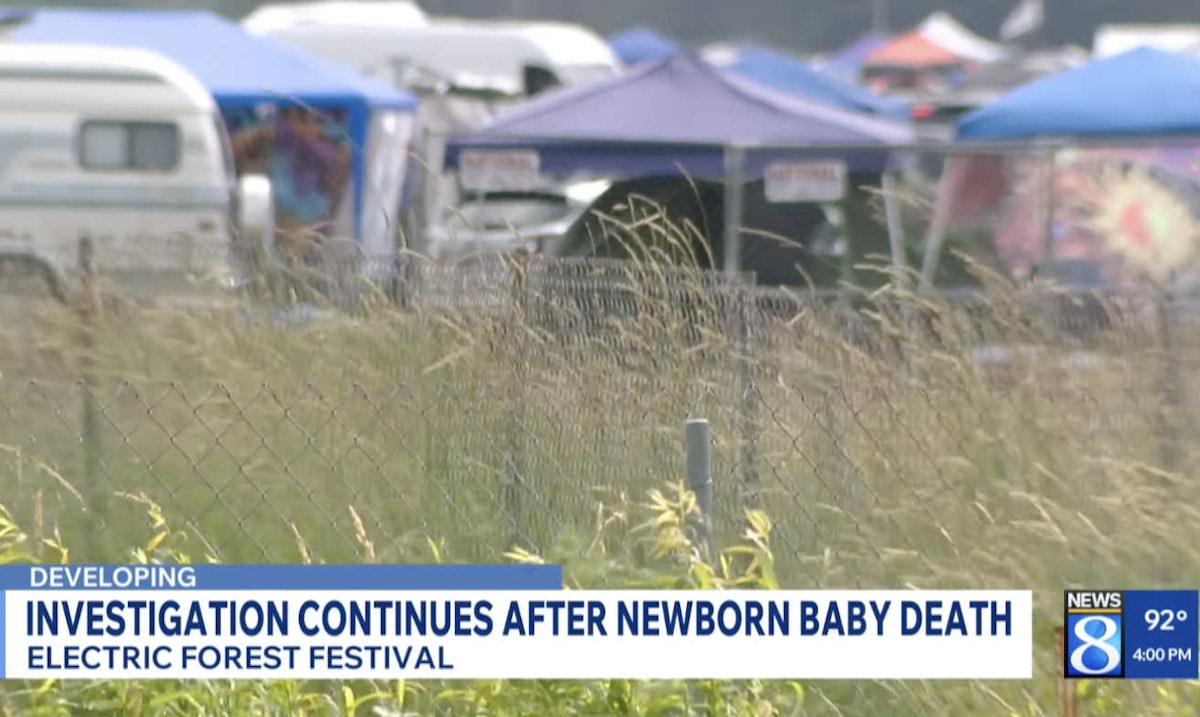 Newborn found dead in porta-potty at Michigan music festival | Live Action